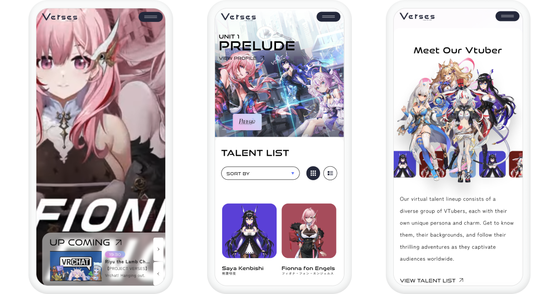 Project Verses | Works | MASKMAN Inc.